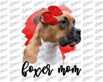 Boxer Mom PNG, Instant Download, Sublimation Graphics, Clipart - Etsy