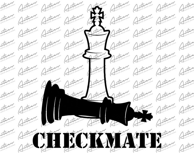 Chess Pieces. Svg Png Eps Dxf Cut Files. - Etsy