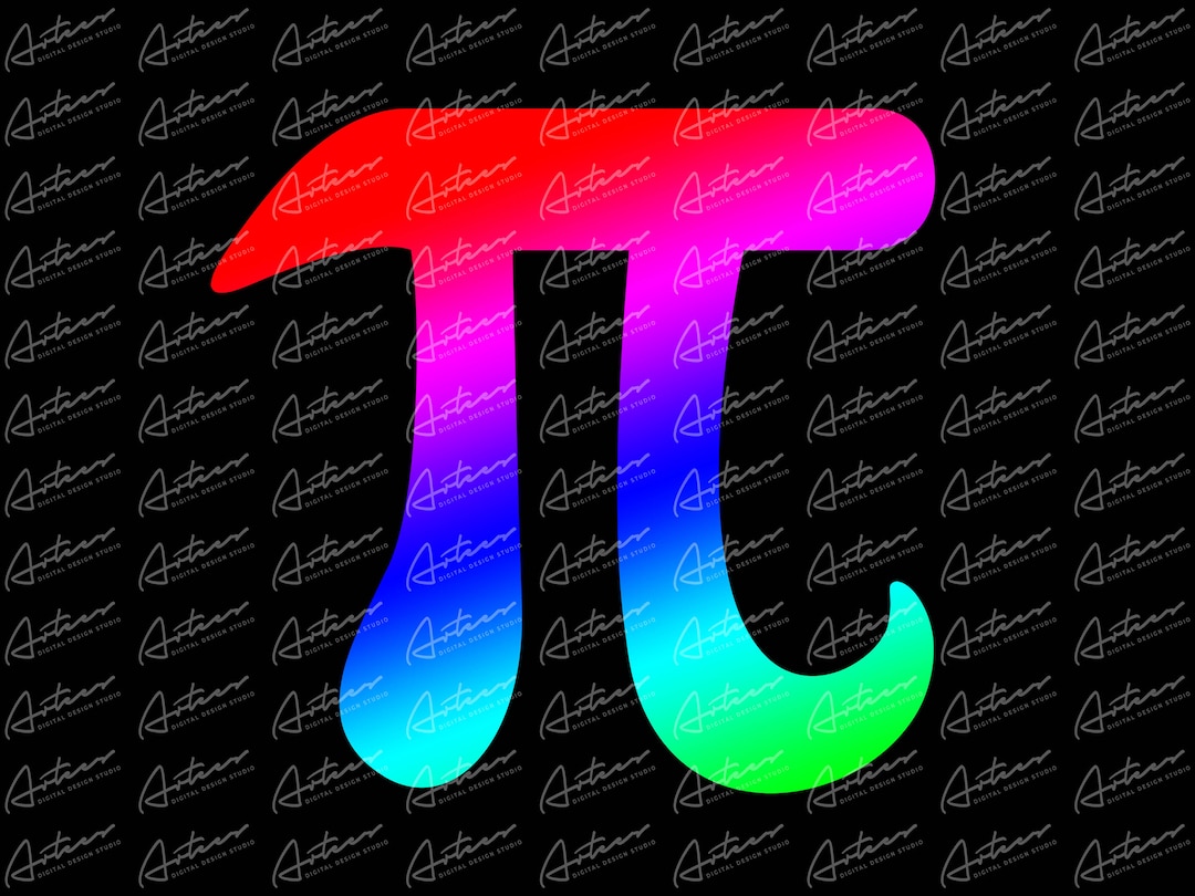 Rainbow Flag Pi Symbol Png Download - Etsy