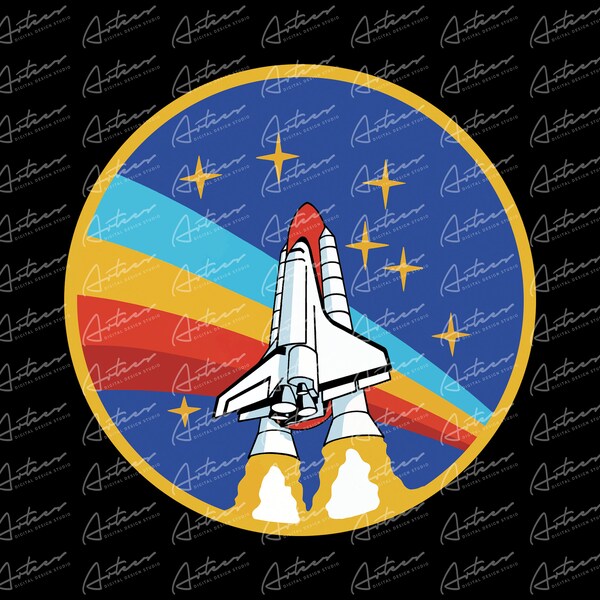 Retro Rocket - Etsy