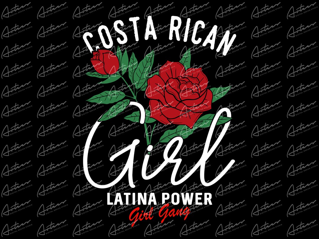Costa Rican Girl Latina Power Girl Gang Png Download, Costa Rica ...