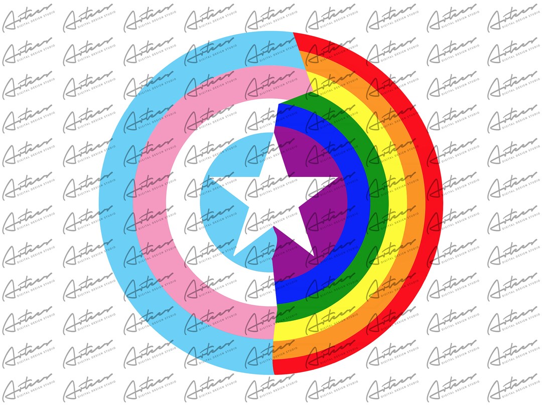 Captain America Lgbt Png Download - Etsy
