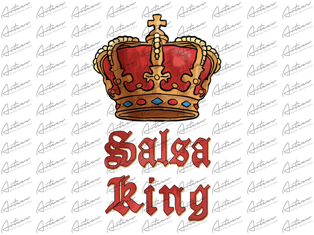 Salsa King Couple Matching Png Download - Etsy
