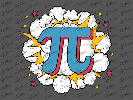 Pi Explode Transparent PNG Pi Number Sublimation Designs - Etsy