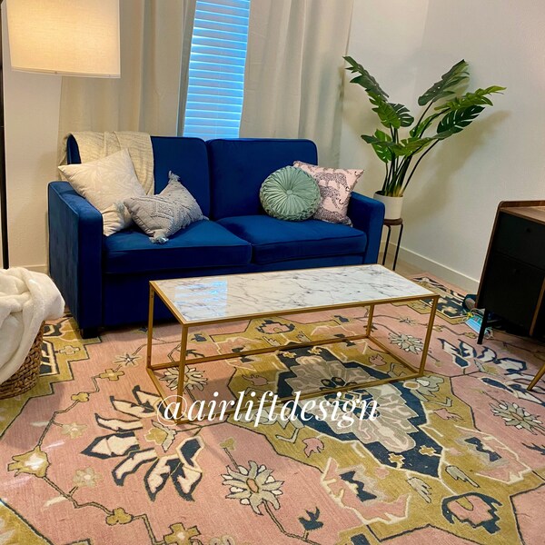 Floral Tufted Rug - Etsy