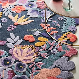 Wool Modern Designer Multicolour Tuffted Handmade Soho - Etsy