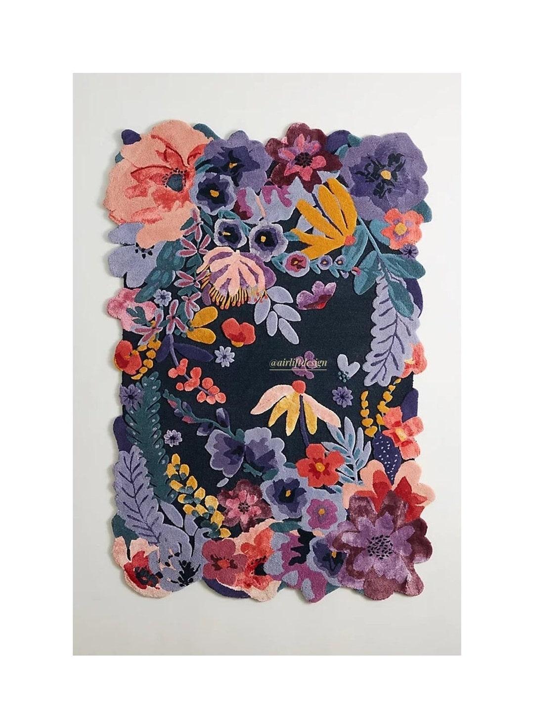 Wool Modern Designer Multicolour Tuffted Handmade Soho - Etsy