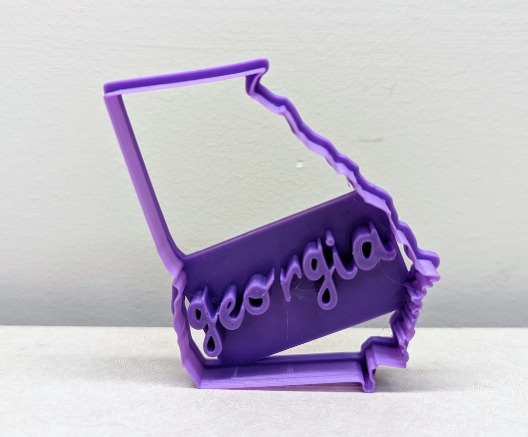 Georgia Cookie Cutter Play Doh State Text Gift - Etsy