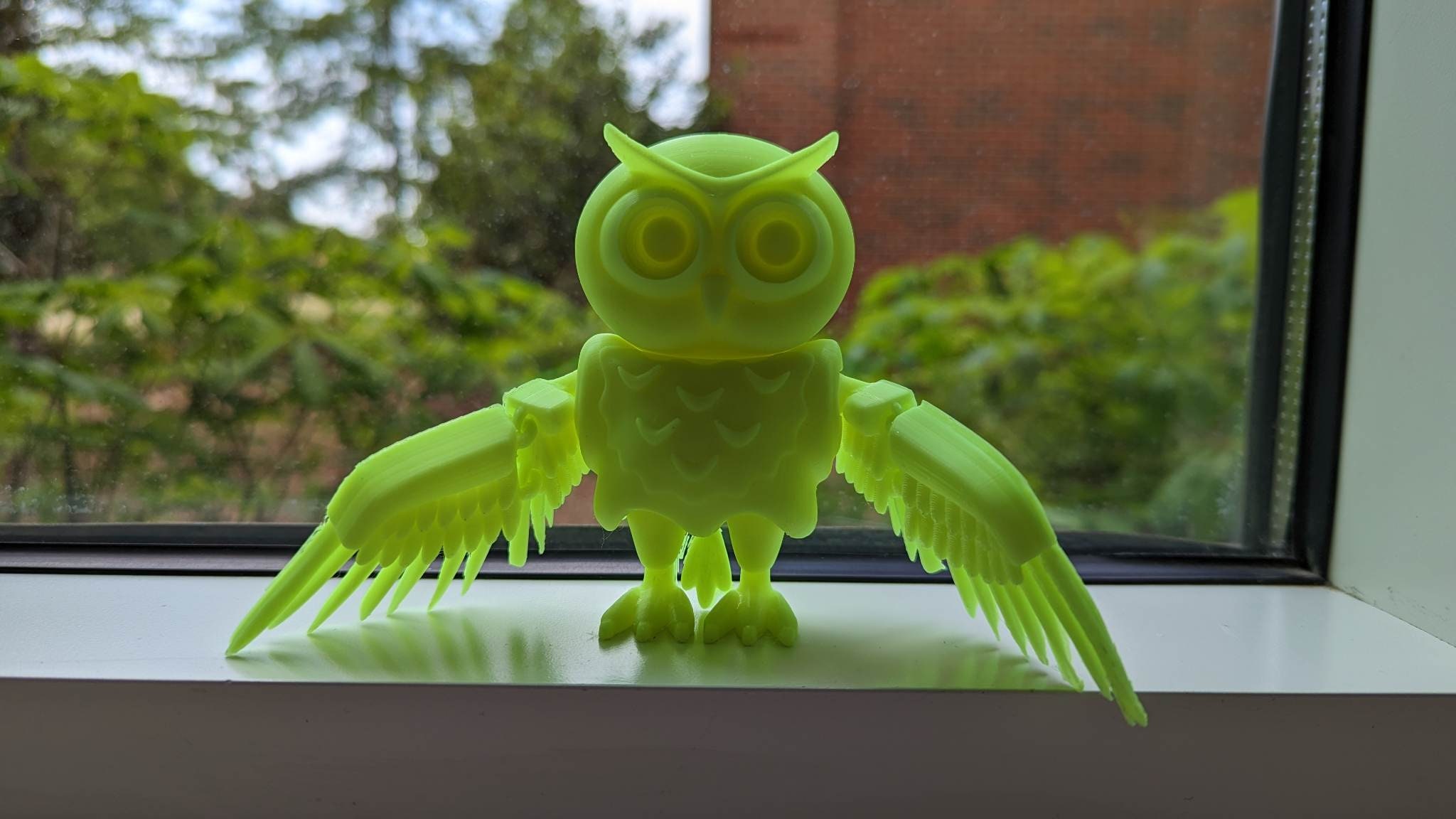 Articulated 3D Printed Owl Fidget Toy Owlbert Gift - Etsy