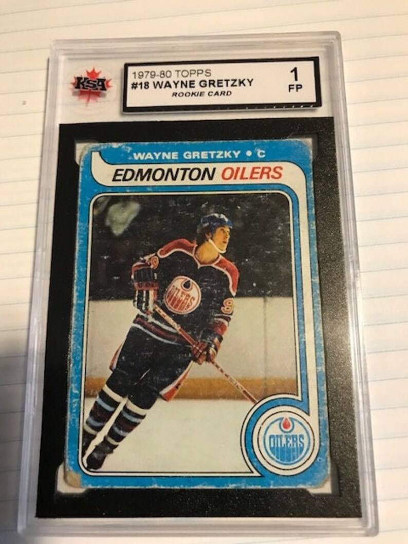 Wayne Gretzky Topps Rookie Graded 1 by KSA Guaranteed Now 50% off for ...