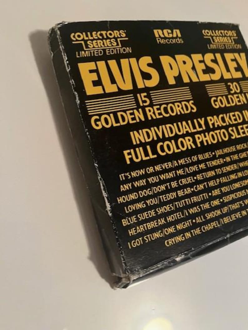Elvis Presley 45rpm Record Box Set Limited Edition Collectors Series ...