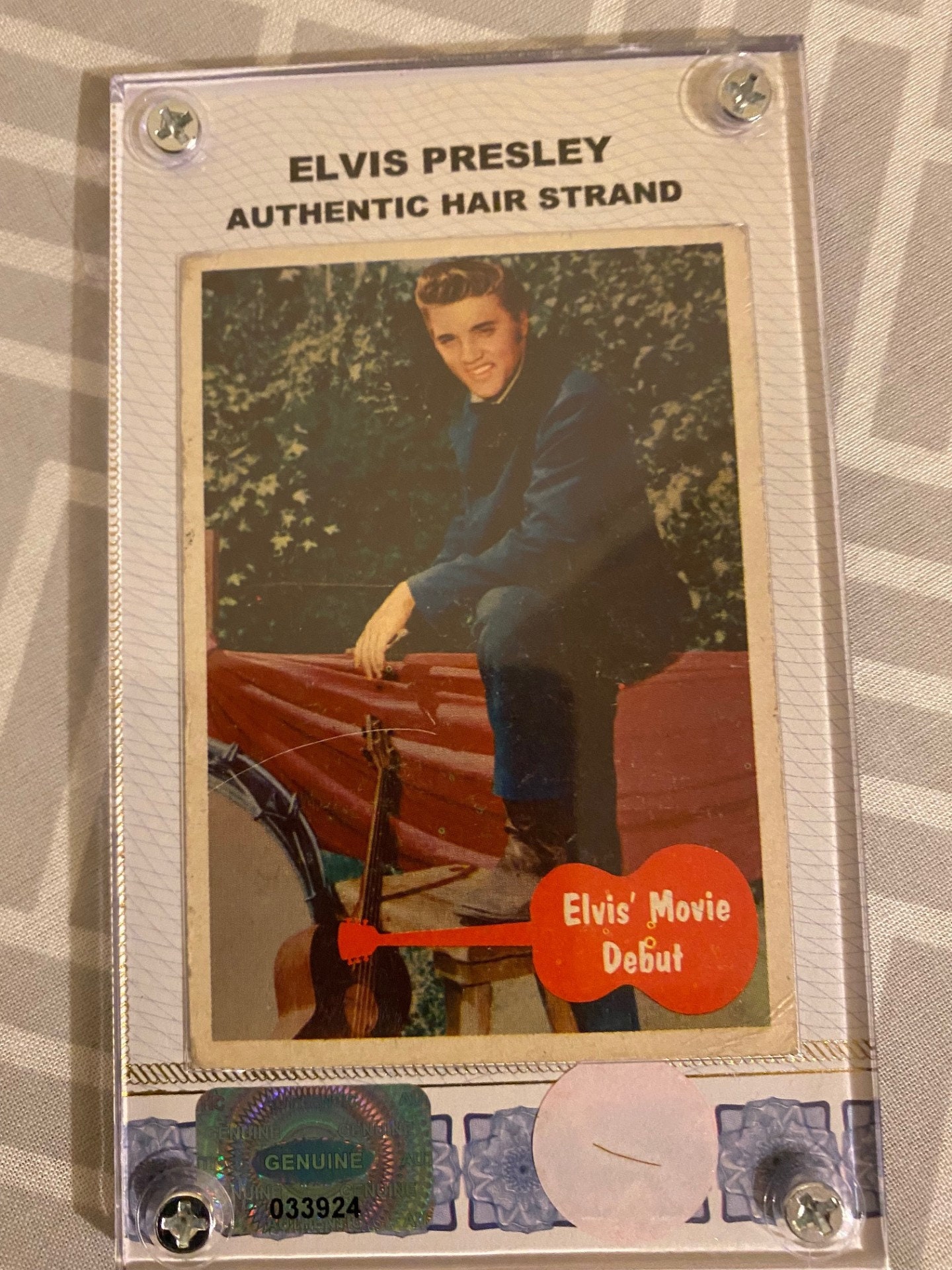 Elvis Presley Authentic Hair Strand Guaranteed Authentic - Etsy