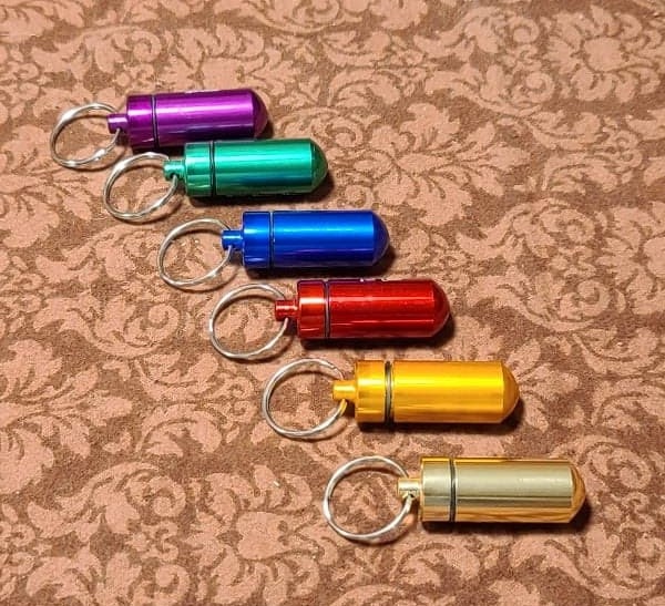 Oil Vial Keychain Anodized Aluminum Custom Laser Engraving - Etsy.de