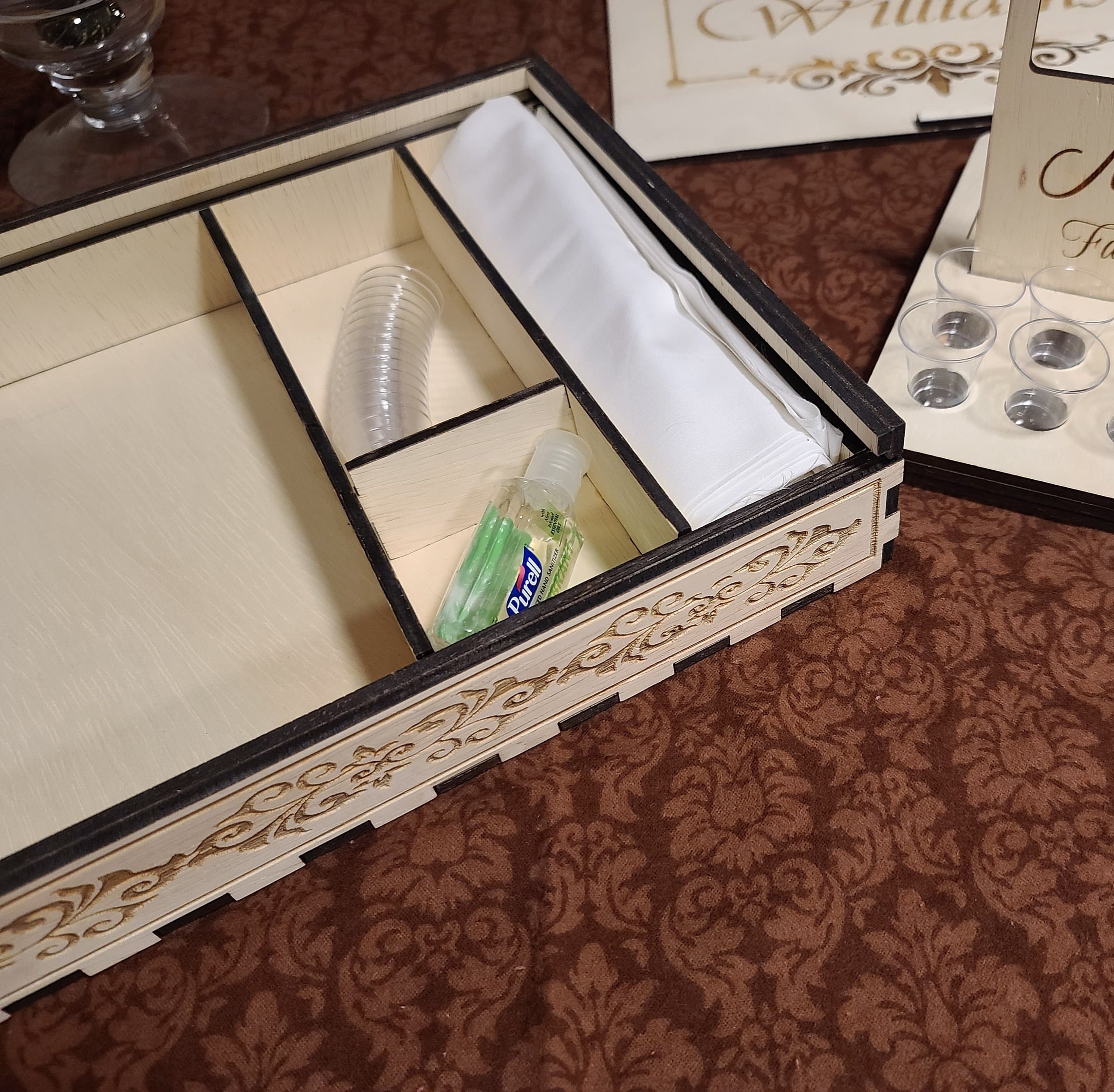 Keep Sake Box, Personalized Decorative Wood Box, 10x13x2.5, Individual ...