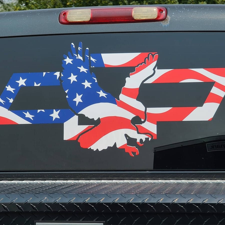 Chevy Rebel Flag Cakes