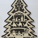Nativity Christmas Tree, Birth of Christ, Christmas Decorations, Laser ...