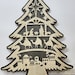 Nativity Christmas Tree, Birth of Christ, Christmas Decorations, Laser ...