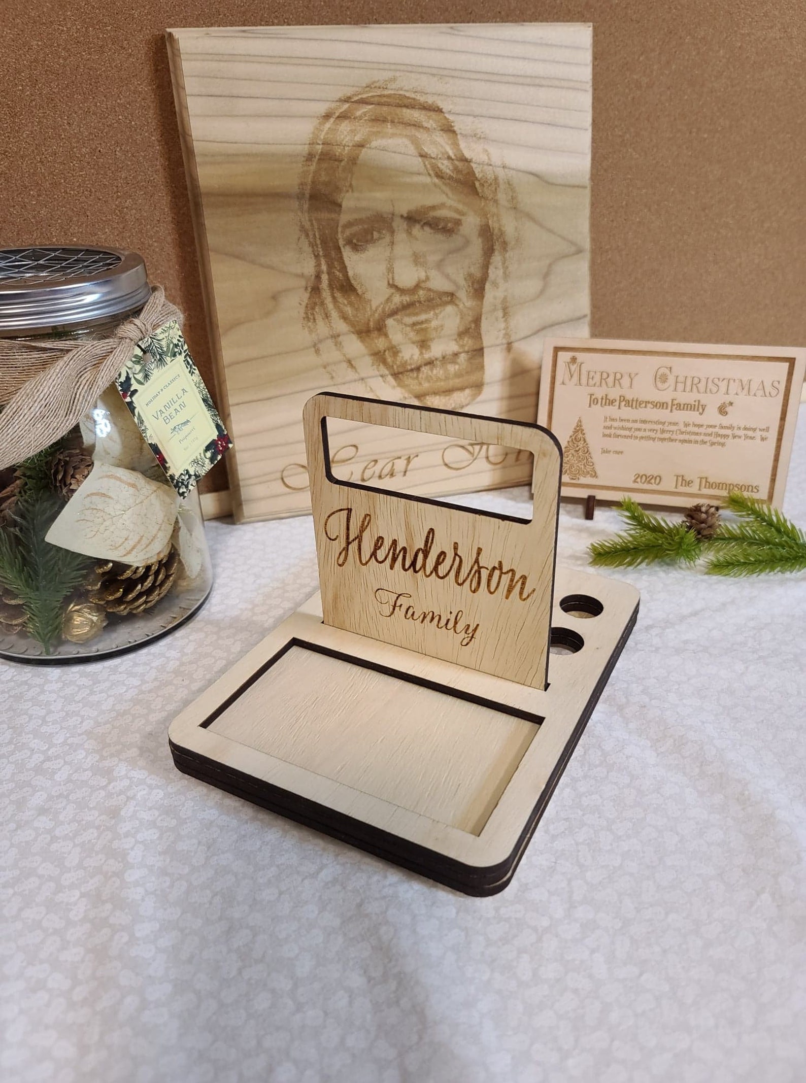 LDS Home Sacrament Tray Wood 6x8 Blessing Prayer - Etsy