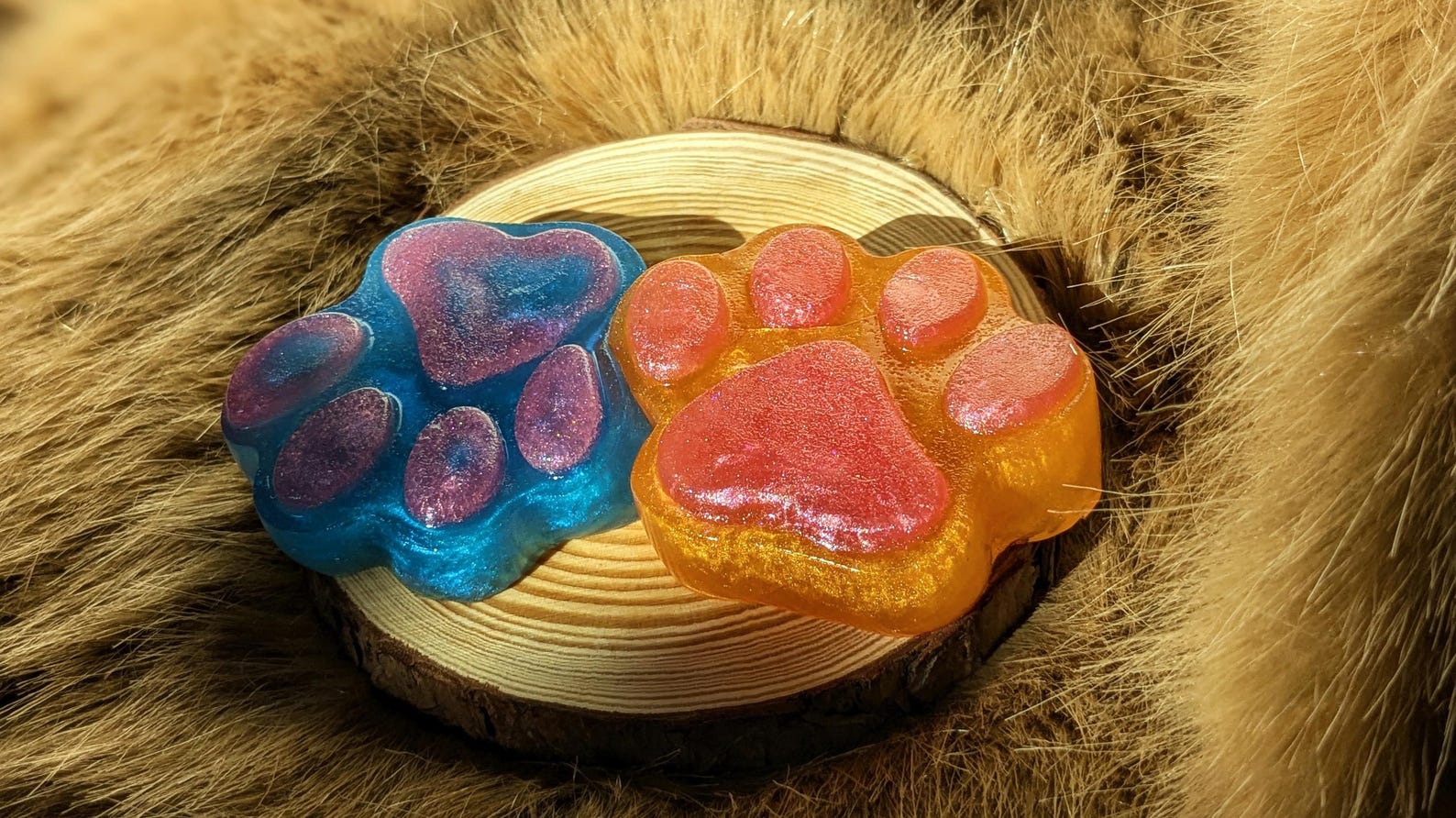Bluey and Bingo Inspired Jelly Soaps - Vegan - Dog Paw Soaps - Fun Kids ...