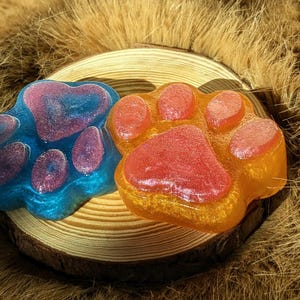 Bluey and Bingo Inspired Jelly Soaps - Vegan - Dog Paw Soaps - Fun Kids ...