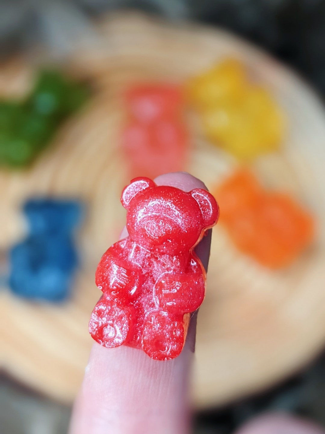 Gummy Bear Jelly Soaps Fun Candy Soaps Colorful Jelly Soaps Etsy