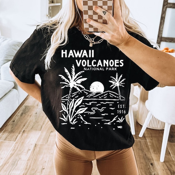 Volcanoes National Park T Shirt - Etsy