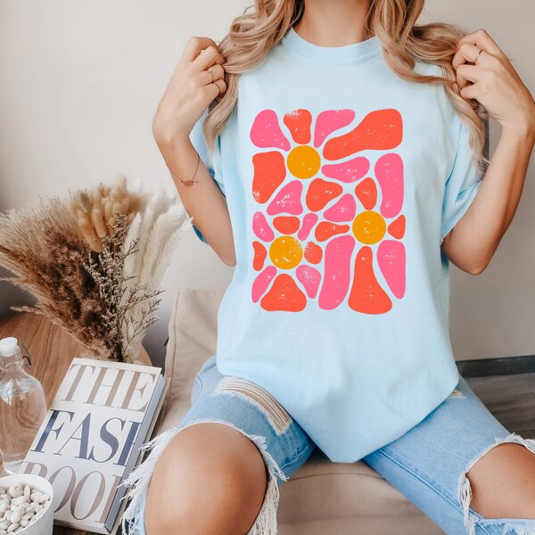 Abstract Print Shirt - Etsy