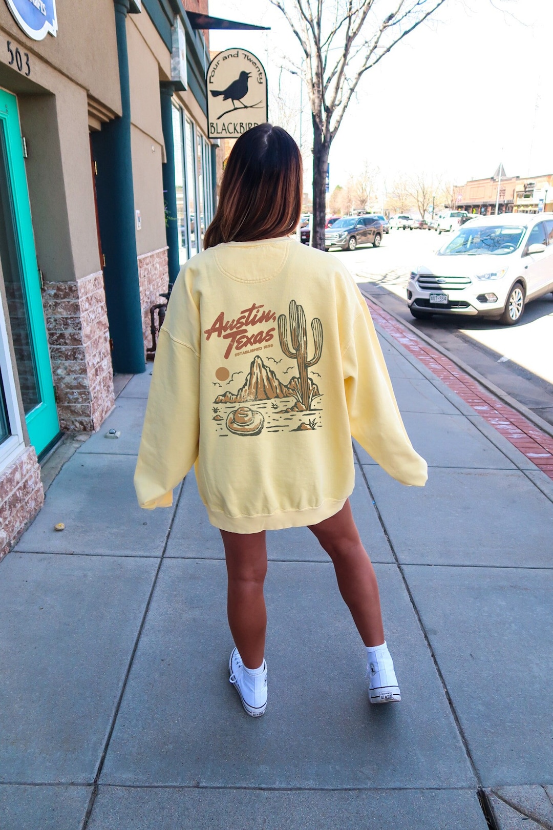 Comfort Colors Austin Texas Sweatshirt, Cozy Austin Fashion, Texas ...