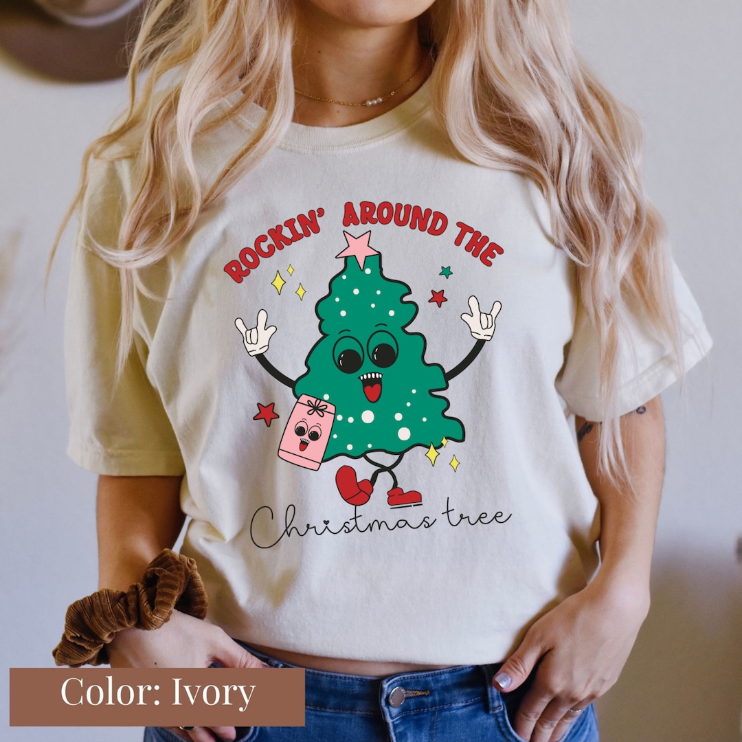 Rockin Around the Christmas Tree Shirt, Bougie Christmas, Rock and Roll ...