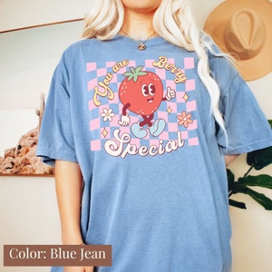 Comfort Colors Youre Berry Special Shirt, Fruit Print Shirt, Strawberry ...