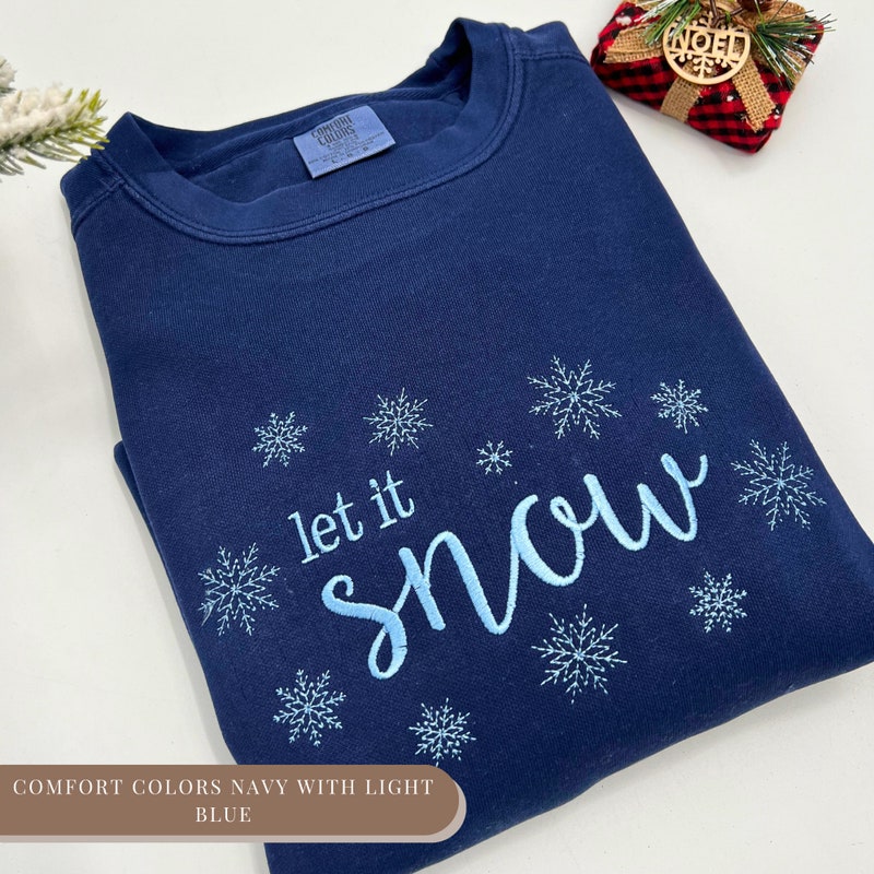 Let It Snow Sweater - Etsy