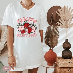 Comfort Colors® Feeling Berry Good Tee, Strawberry Shirt, Support Local ...