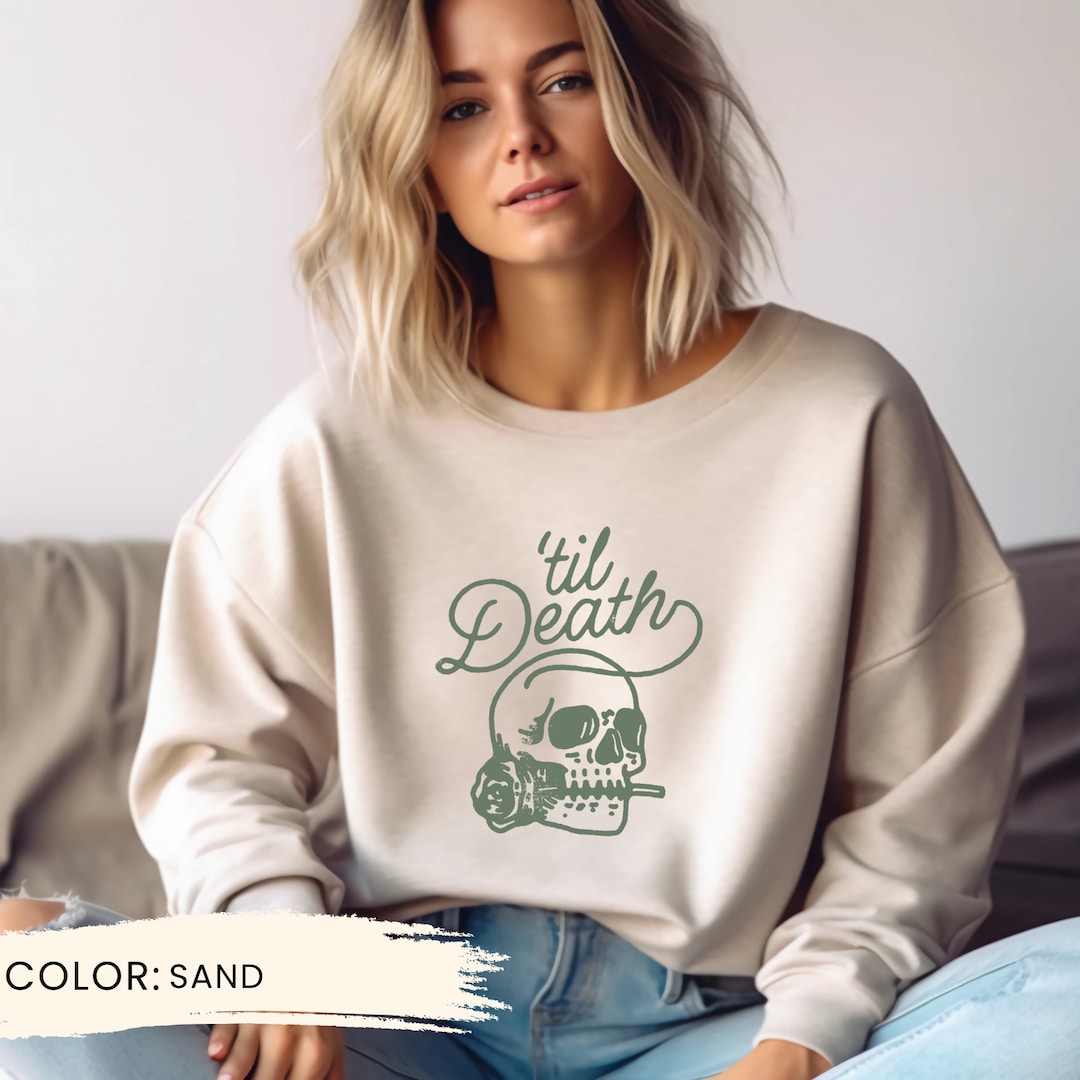 Til Death Sweater | Bachelorette Gifts | Everyday Outfit | Cool Graphic ...