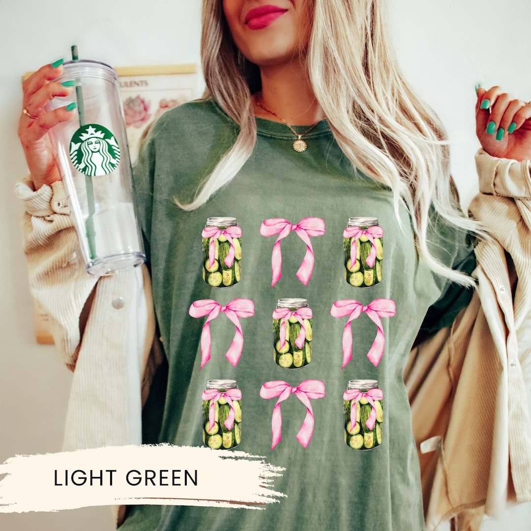 Coquette Pickle Shirt - Funny Pickle Shirts - Canned Pickle Shirt ...