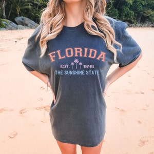 Florida Shirt Comfort Colors® Tshirt Florida Tshirt, Sunshine State ...