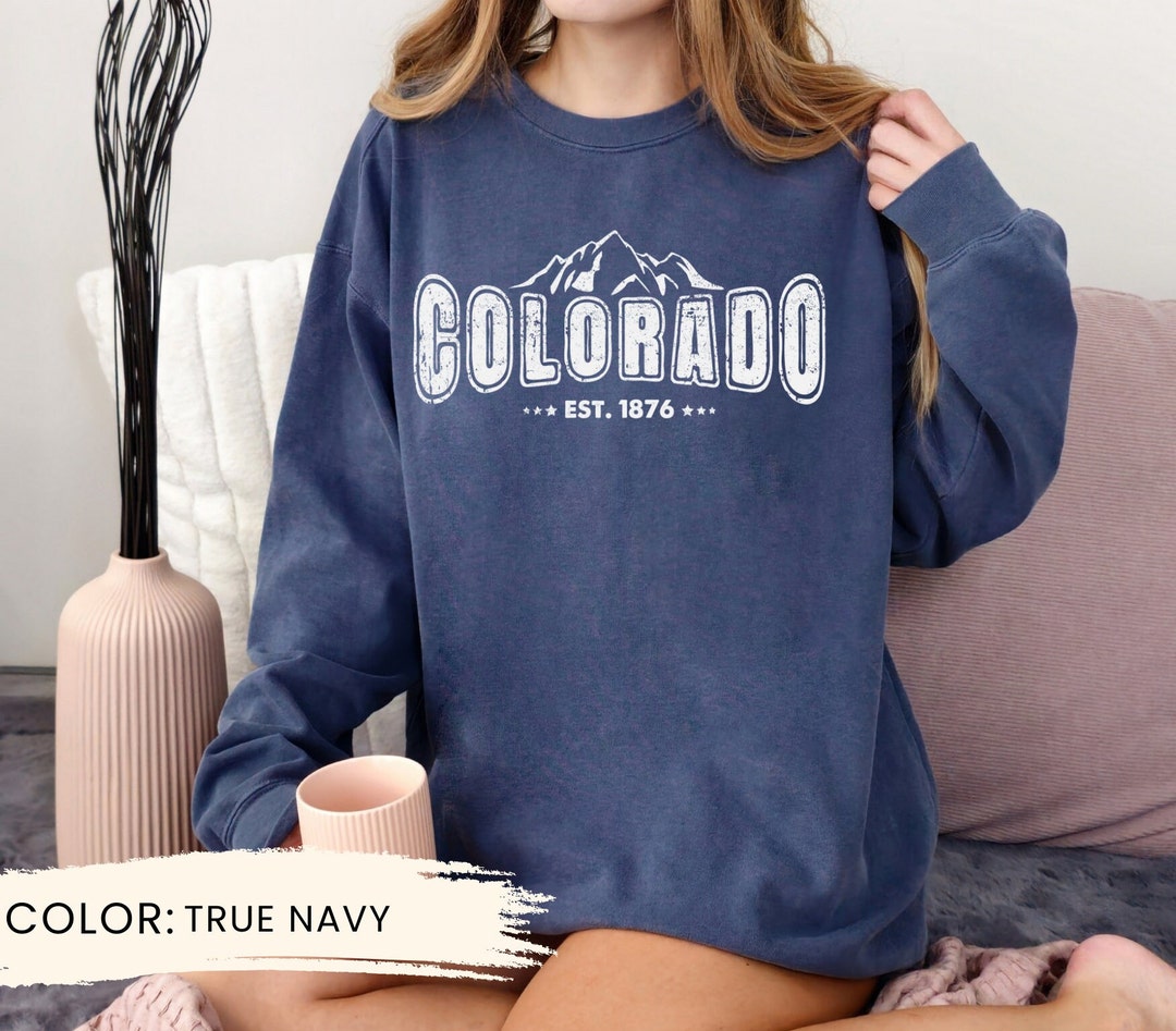 Colorado Sweatshirt- State Sweater - Mountains Sweater - Gifts for ...
