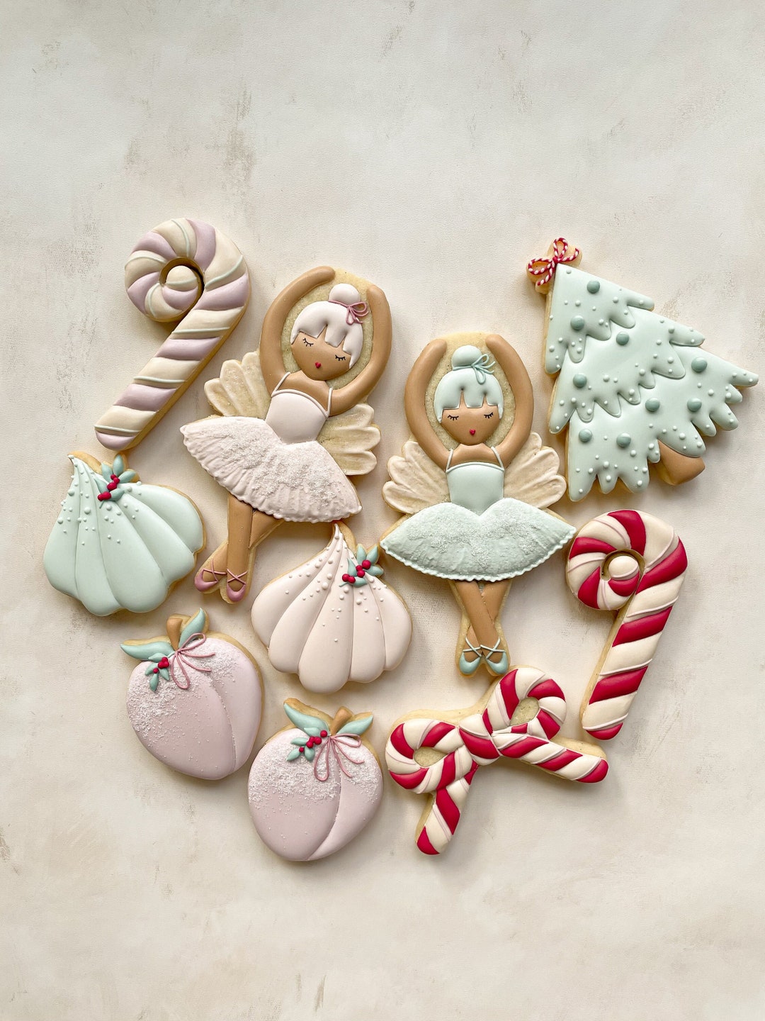 Sugar Plum Fairy Christmas Cookie Decorating PDF Tutorial Workbook - Etsy