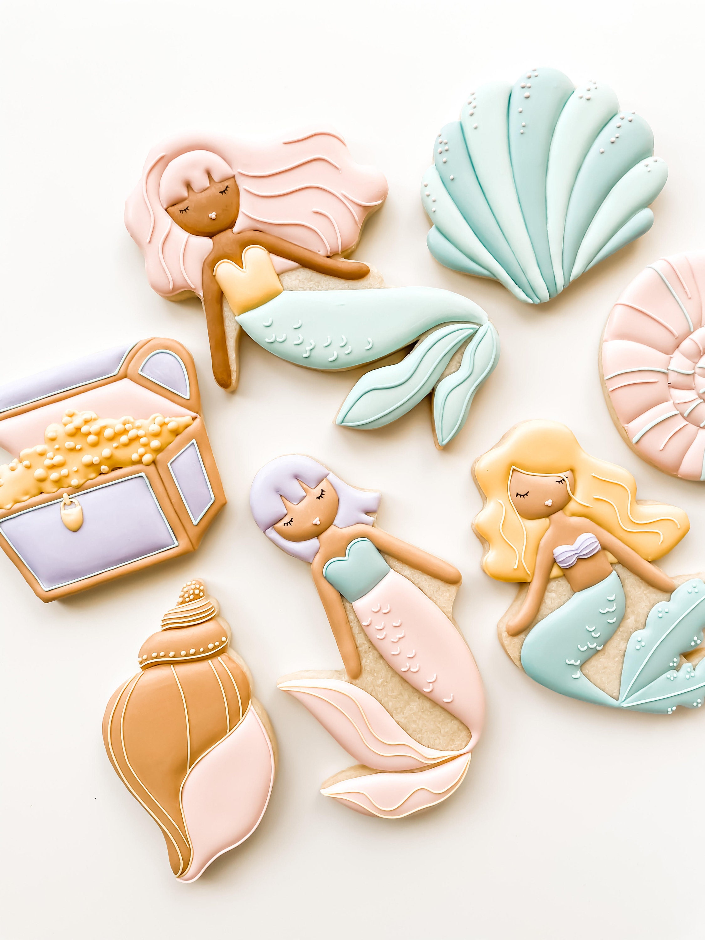 Marvelous Mermaids Cookie Tutorial Workbook | Etsy