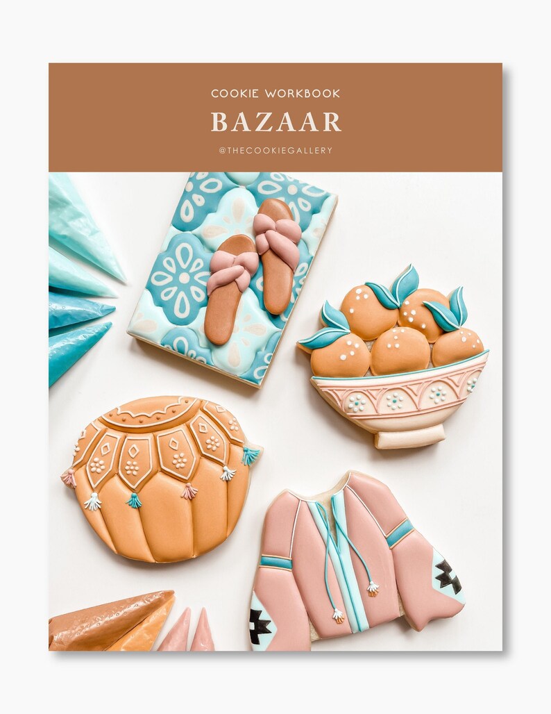 Bazaar Cookie Decorating Workbook | Etsy