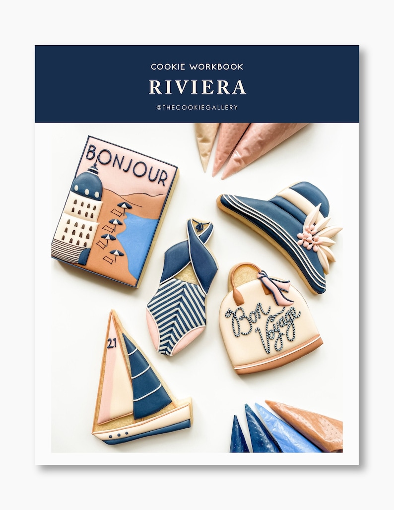 Riviera Cookie Decorating Workbook - Etsy