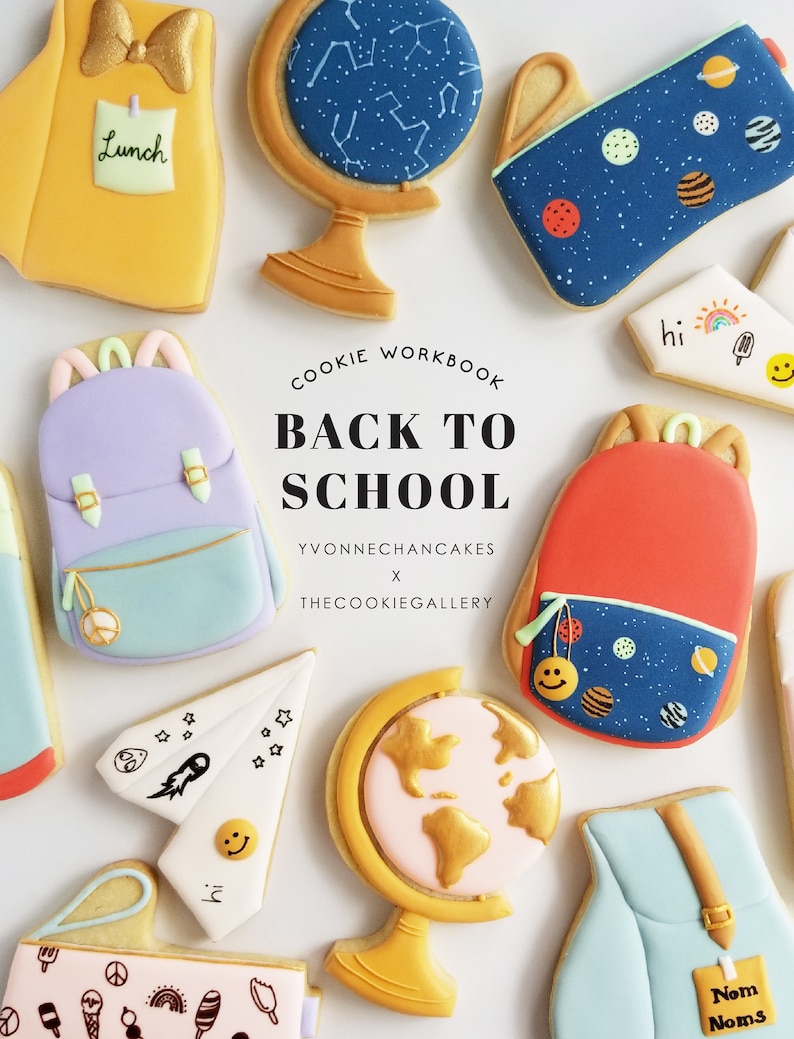 Back to School Cookie Decorating Workbook - Etsy