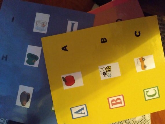 Alphabet Laminated Book | Etsy