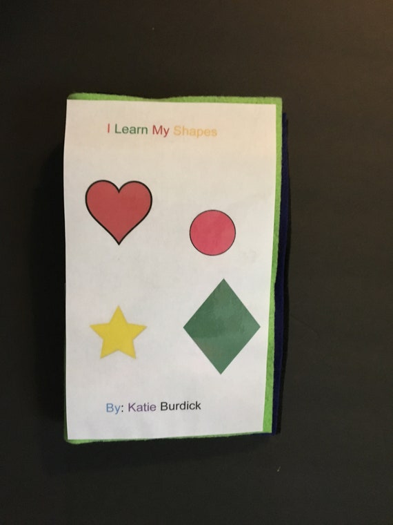 I Learn My Shapes Felt Book | Etsy