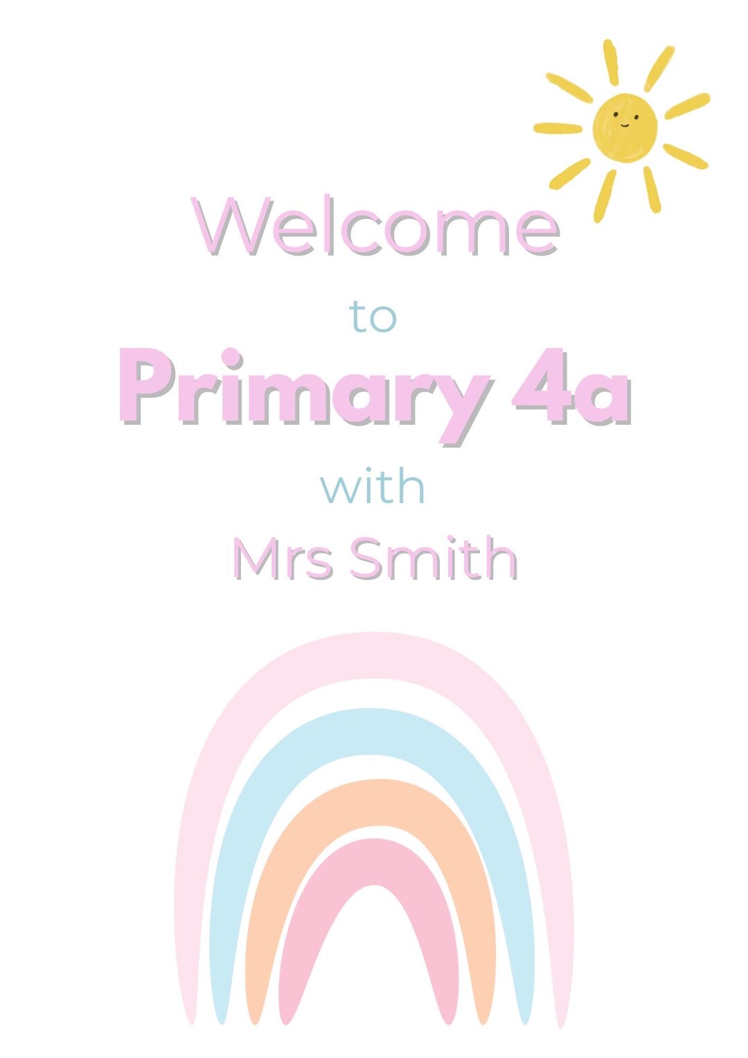 Classroom Starter Pack | Editable Canva Templates | Welcome Poster ...