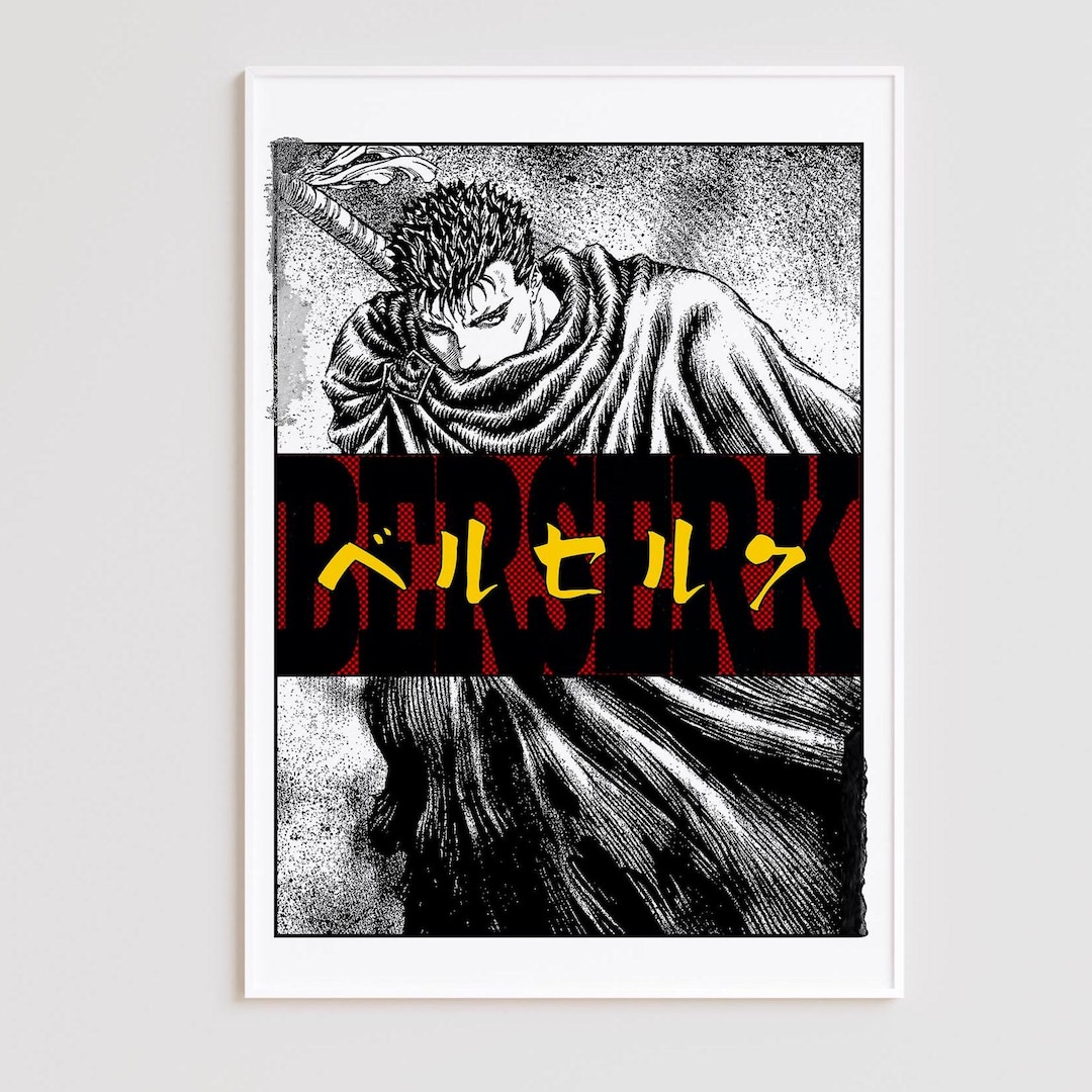 Berserk Manga Poster | Digital Download | Berserk Manga Wall Art - Etsy UK