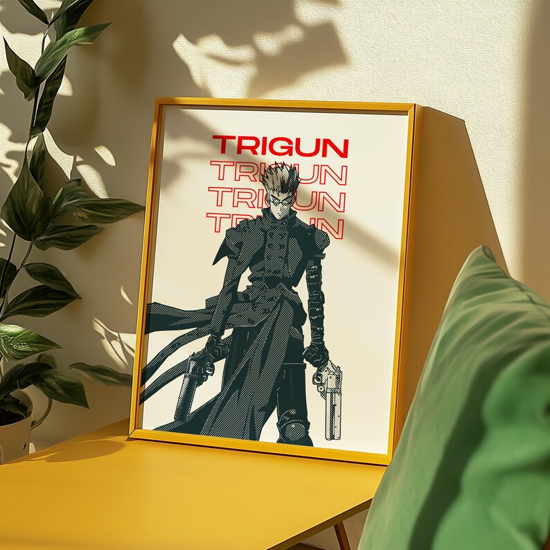 Trigun Poster | Digital Product | Trigun Anime Print - Etsy