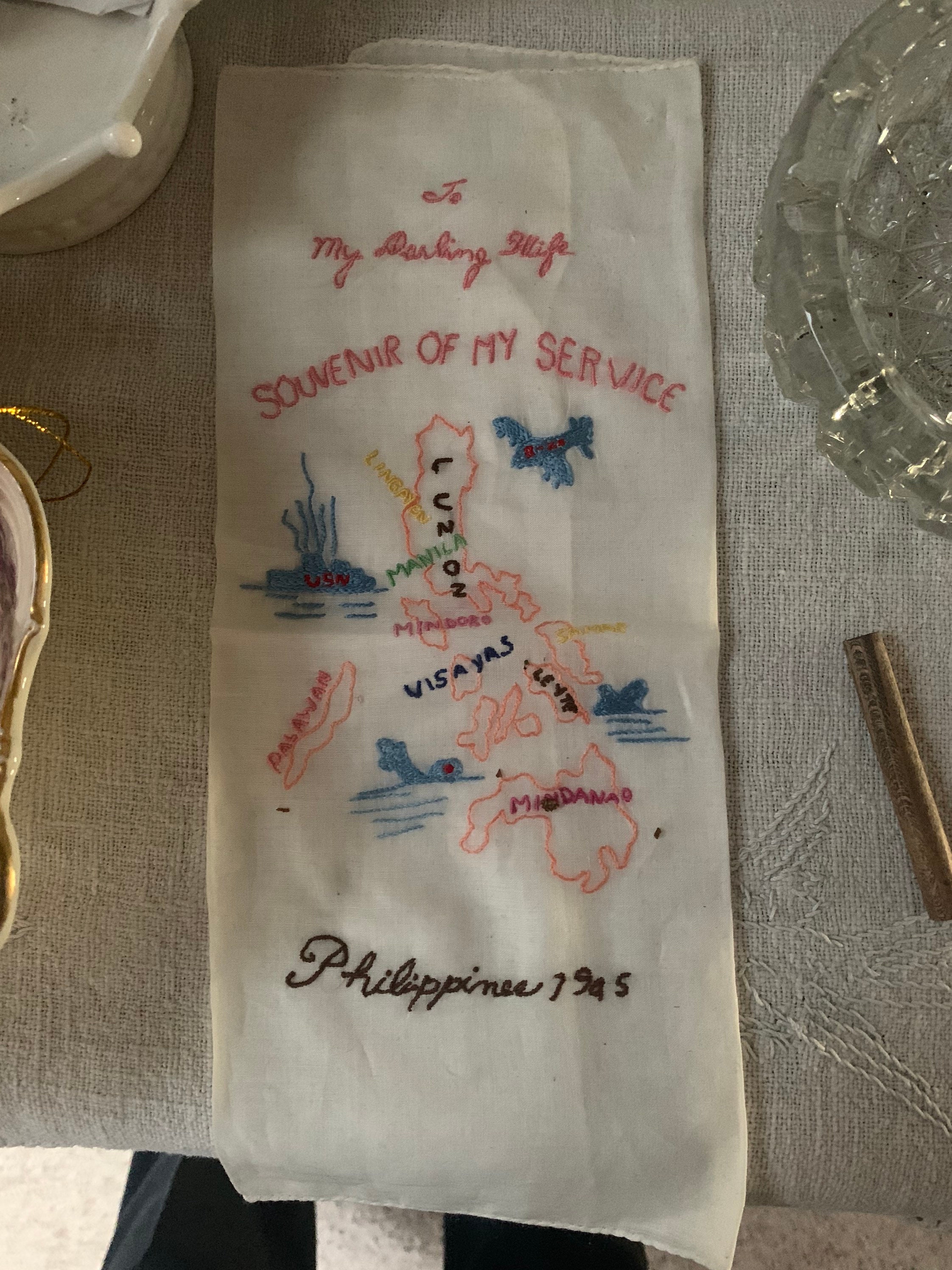 Ww2 Philippines Embroidery Souvenir - Etsy