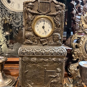 1902 Wagner & Mozart Themed Mantel Clock With Music Box - Etsy