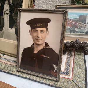 1944 Ww2 Colorized Navy Cook Large Photo - Etsy