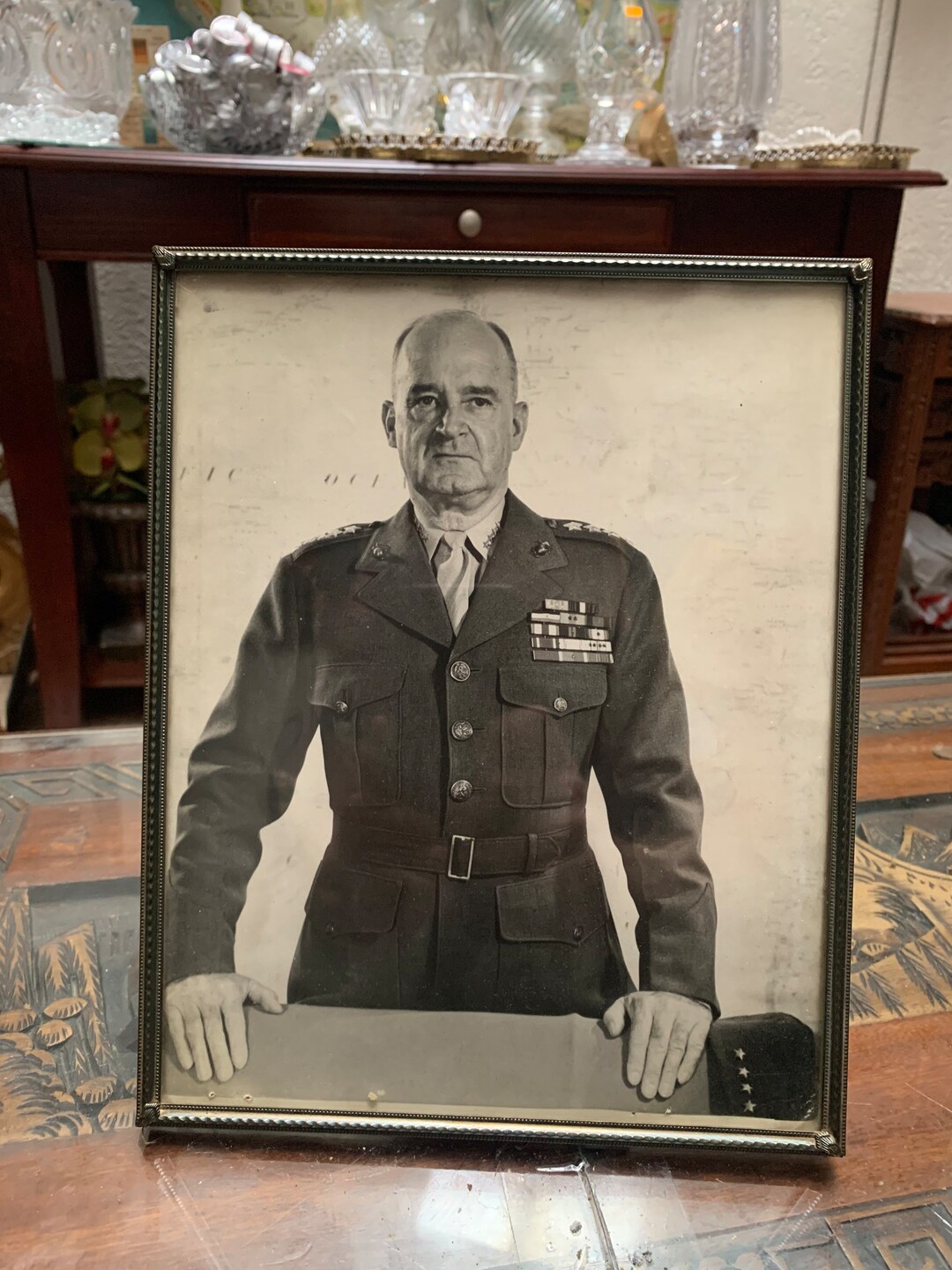 Late 1940’s Original Photo of General A. A. Vandegrift Commandant USMC ...